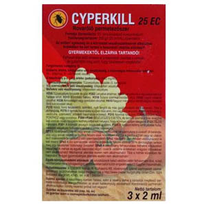 Cyperkill 25 EC 3x2 ml ampullás